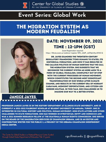 The Migration System as Modern Feudalism | Center for Global Studies | Illinois